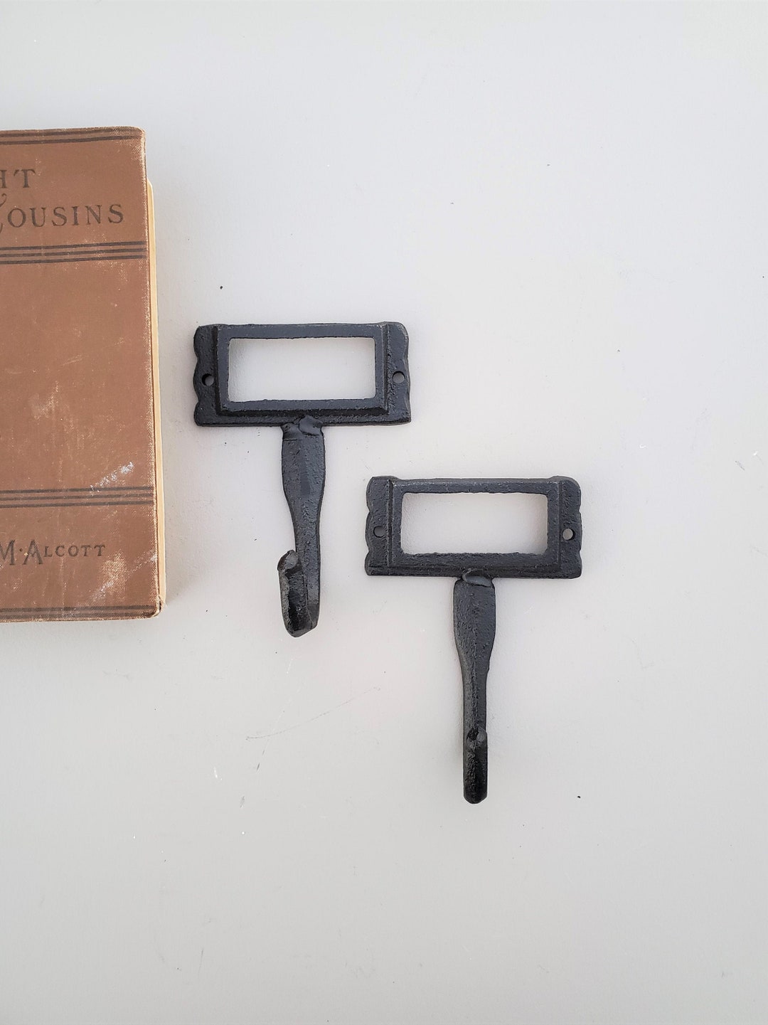 Small Label Hooks, Small Wall Hooks, Vintage Style Coat Hooks, Bathroom ...