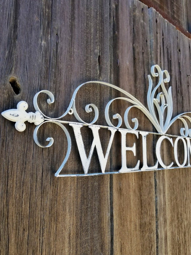 Metal Welcome Sign Wall Sculpture Gold - Threshold at James Mansell blog