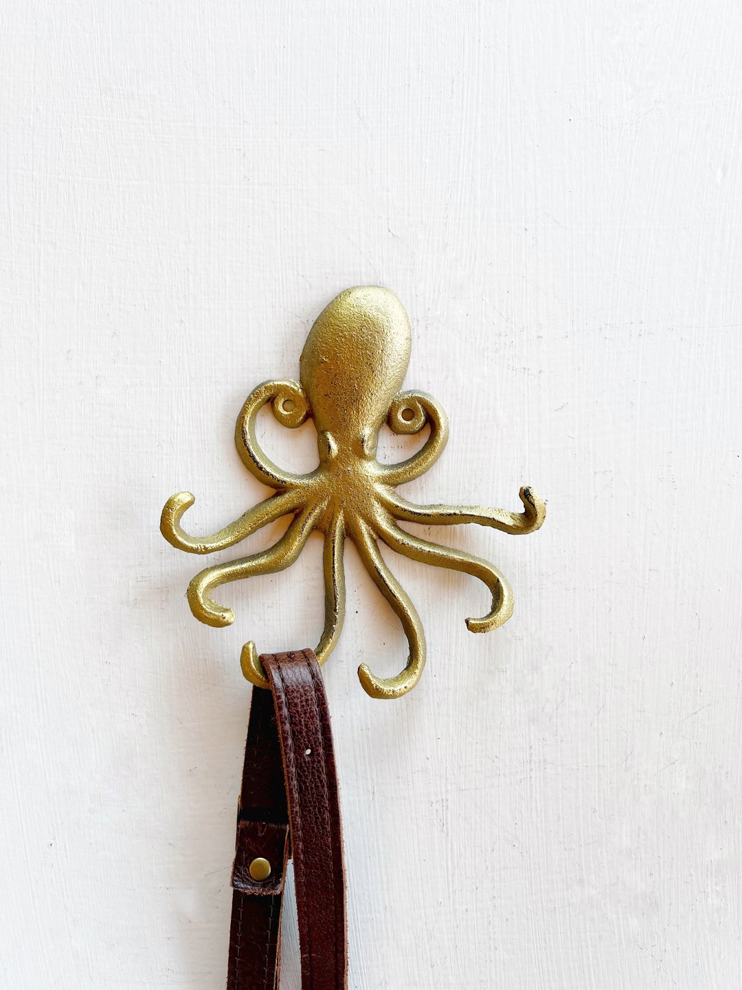 Octopus Hook, Small Wall Hooks, Nautical Hooks, Vintage Style Coat ...