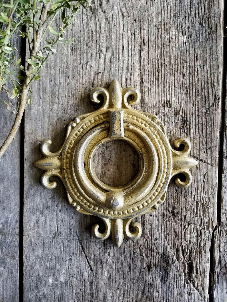 Metal Door Knocker Front Door Decor Cottage Decor Cast Iron | Etsy Metal Door Knocker Front Door Decor Cottage Decor Cast Iron | Etsy