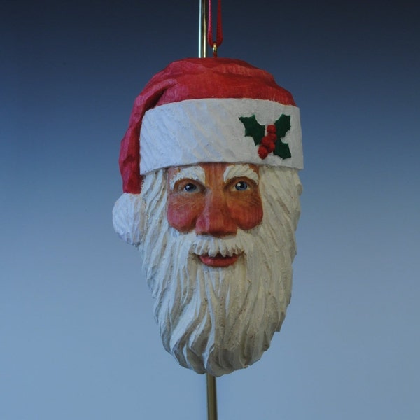 Carved Santa Faces - Etsy