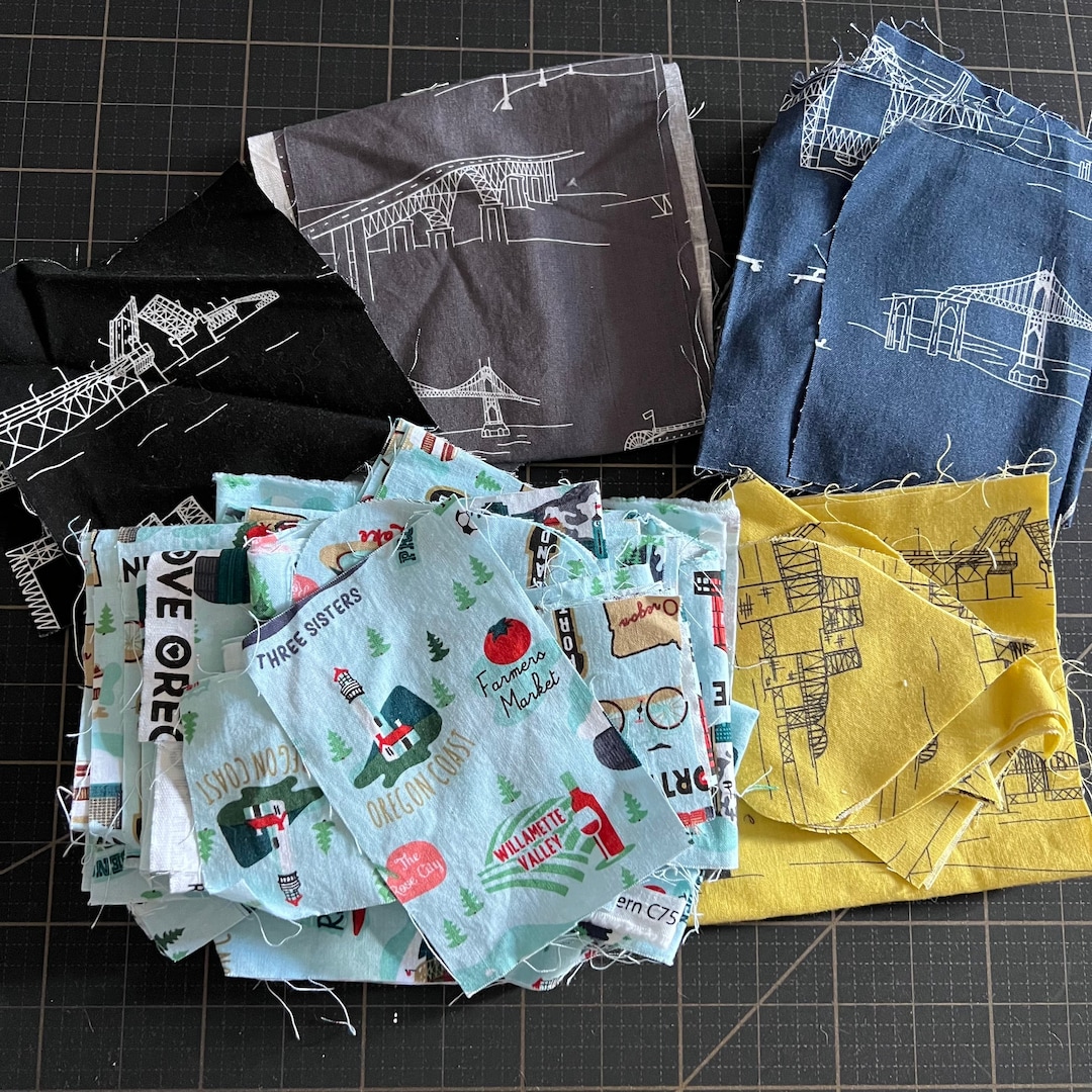 Oregon Fabric Scrap Bundle No. 2 - 10.8 Oz. - Etsy