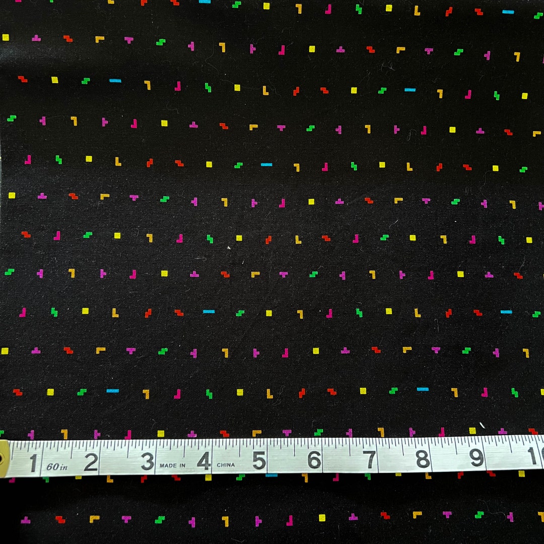Mini Tetris Cotton Fabric by Riley Blake - Out of Print - Etsy