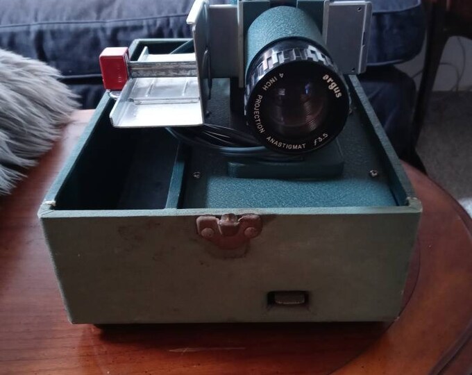 Vintage Argus 300 Slide Projector Working No Bulb Pbb300 Etsy