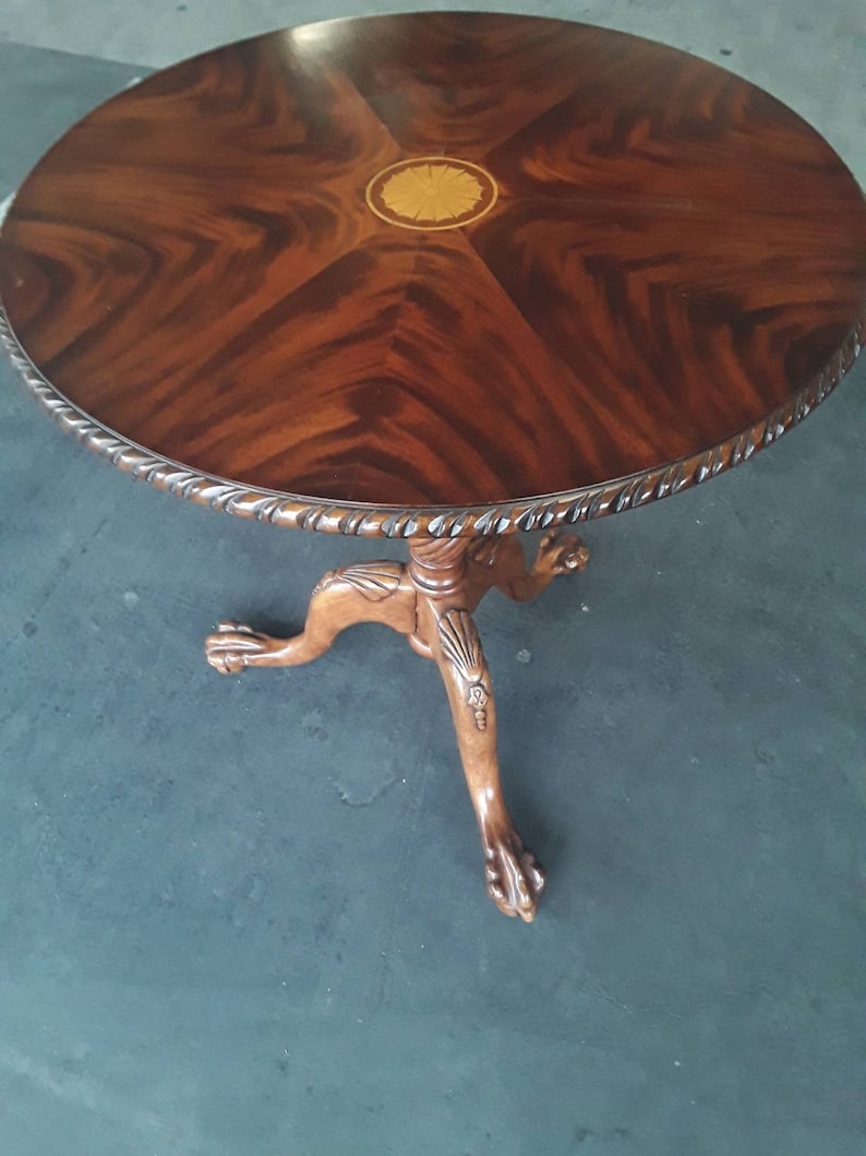 Beautiful Tiger Oak Table - Etsy