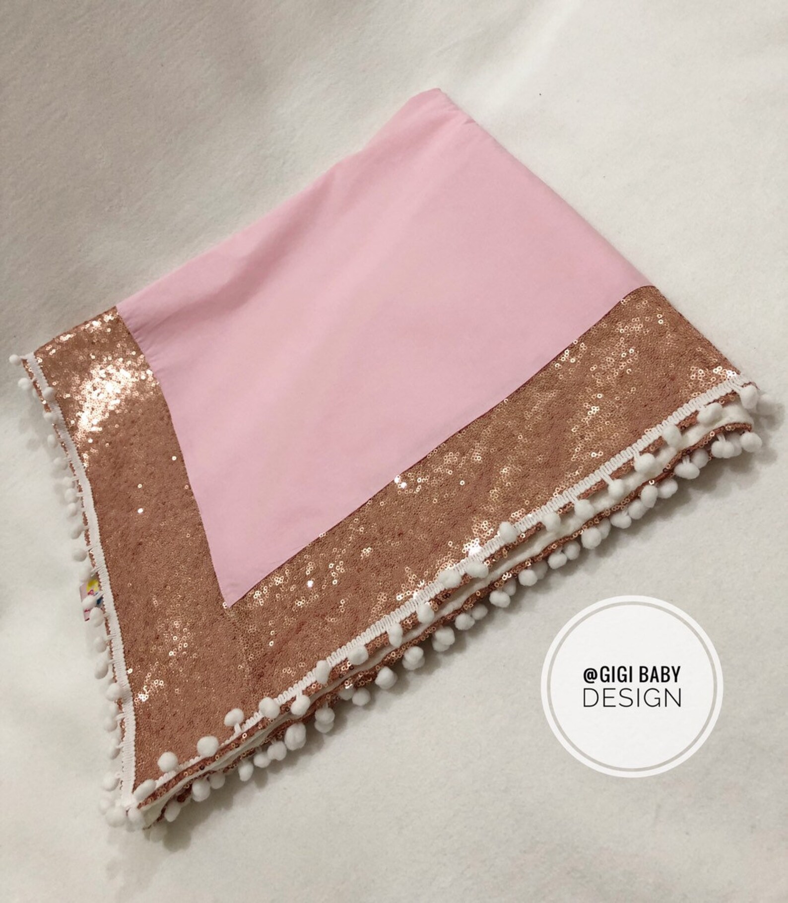 Rose Gold and Baby Pink Shiny Sequin Car Seat Canopy Cover Set - Etsy
