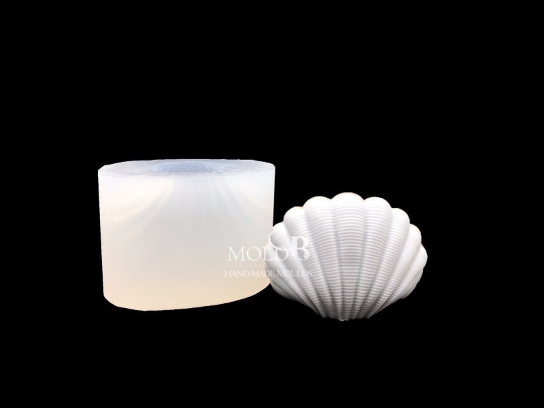 Silicone Mold 3D Clam Shell Casting Mold, Candle, Raysin, Decoration ...