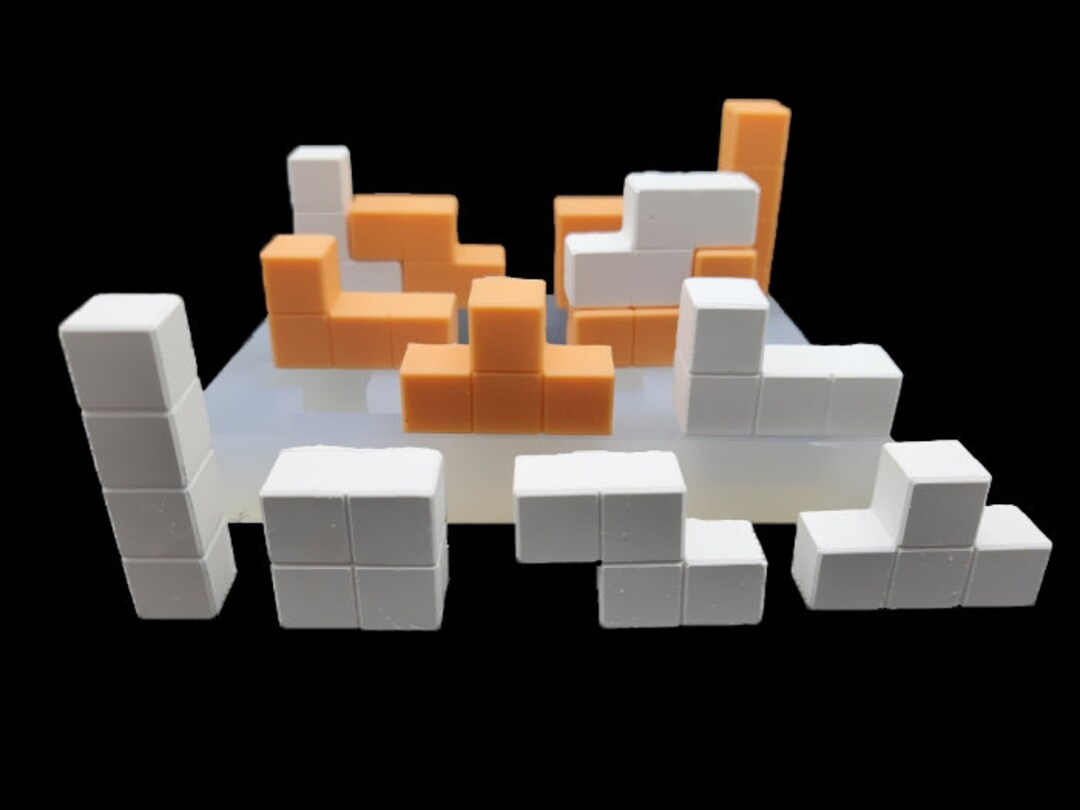 Silicone Mold Tetris Puzzle Casting Mold, Candle, Raysin, Decoration ...