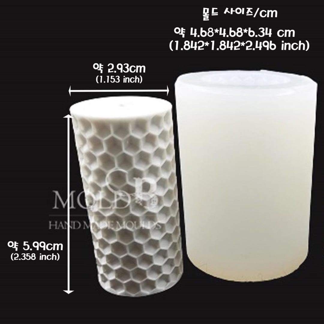 Silicone Mold Honeycomb Column Mini Casting Mold, Candle, Raysin ...