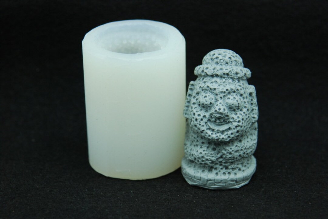 Silicone Mold Jeju Statue Casting Mold, Candle, Raysin, Decoration ...