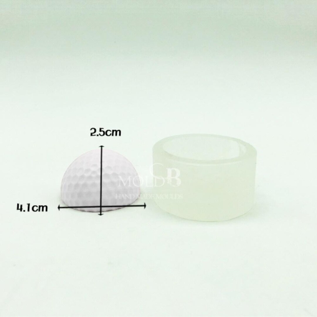 Silicone Mold A Half-golf Ball Casting Mold, Candle, Raysin, Decoration ...