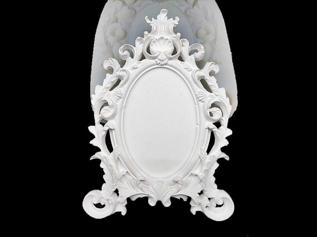 Silicone Mold Leaf Frame Tablet Large Casting Mold, Candle, Raysin ...