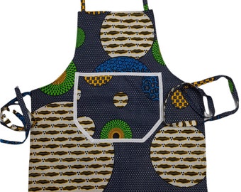 African Print Apron | Etsy