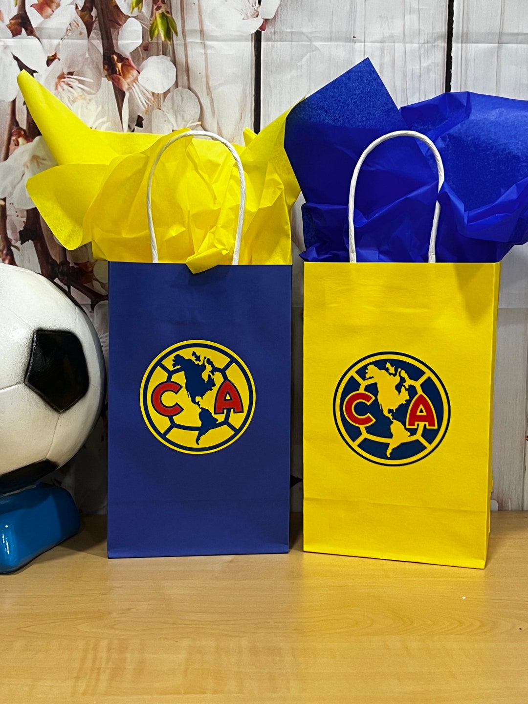 Club America Favor Bags/ Club America Goodie Bags/ Favor Bags/ Club ...