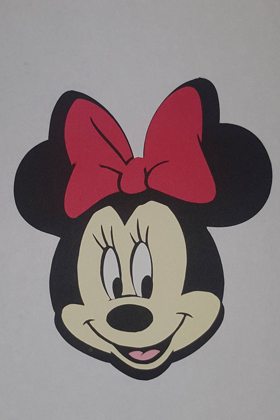 Red Minnie Mouse Face