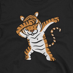 Dabbing Tiger Dab Dance Shirt, Funny Tiger T-shirt, Tiger Animal T ...