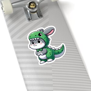 Rabbit T-rex Dinosaur Sticker Perfect Rabbit Tyrannosaurus Gift for Pet ...