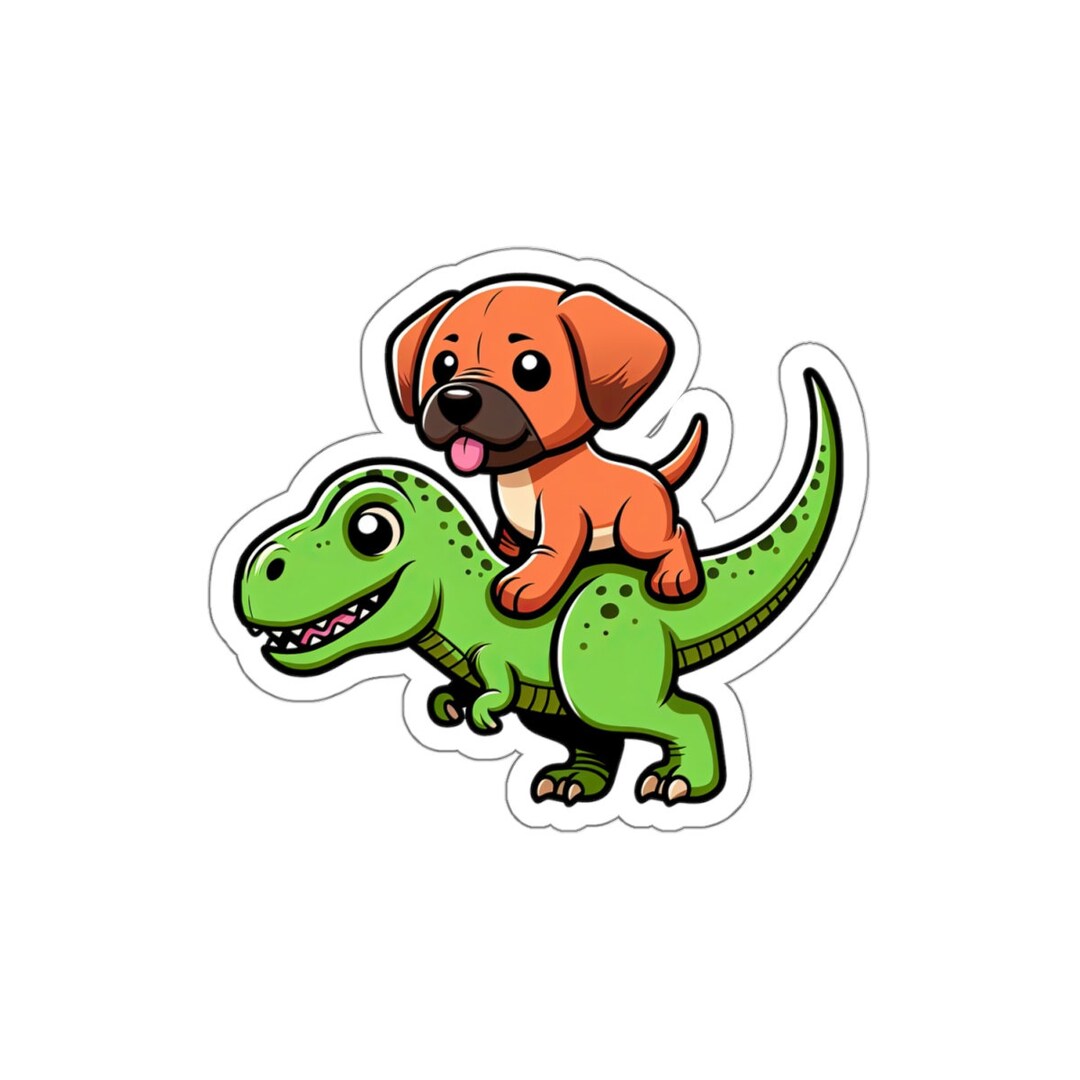 Rhodesian Ridgeback Dog T-rex Dinosaur Sticker Perfect - Etsy