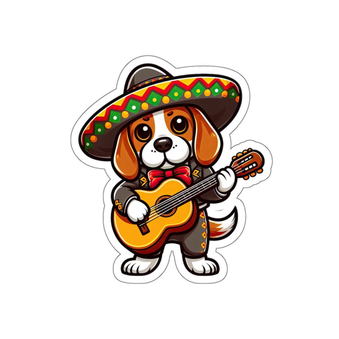 Beagle Dog Mariachi Sticker Perfect Beagle Music Gift for Dog Lovers - Etsy