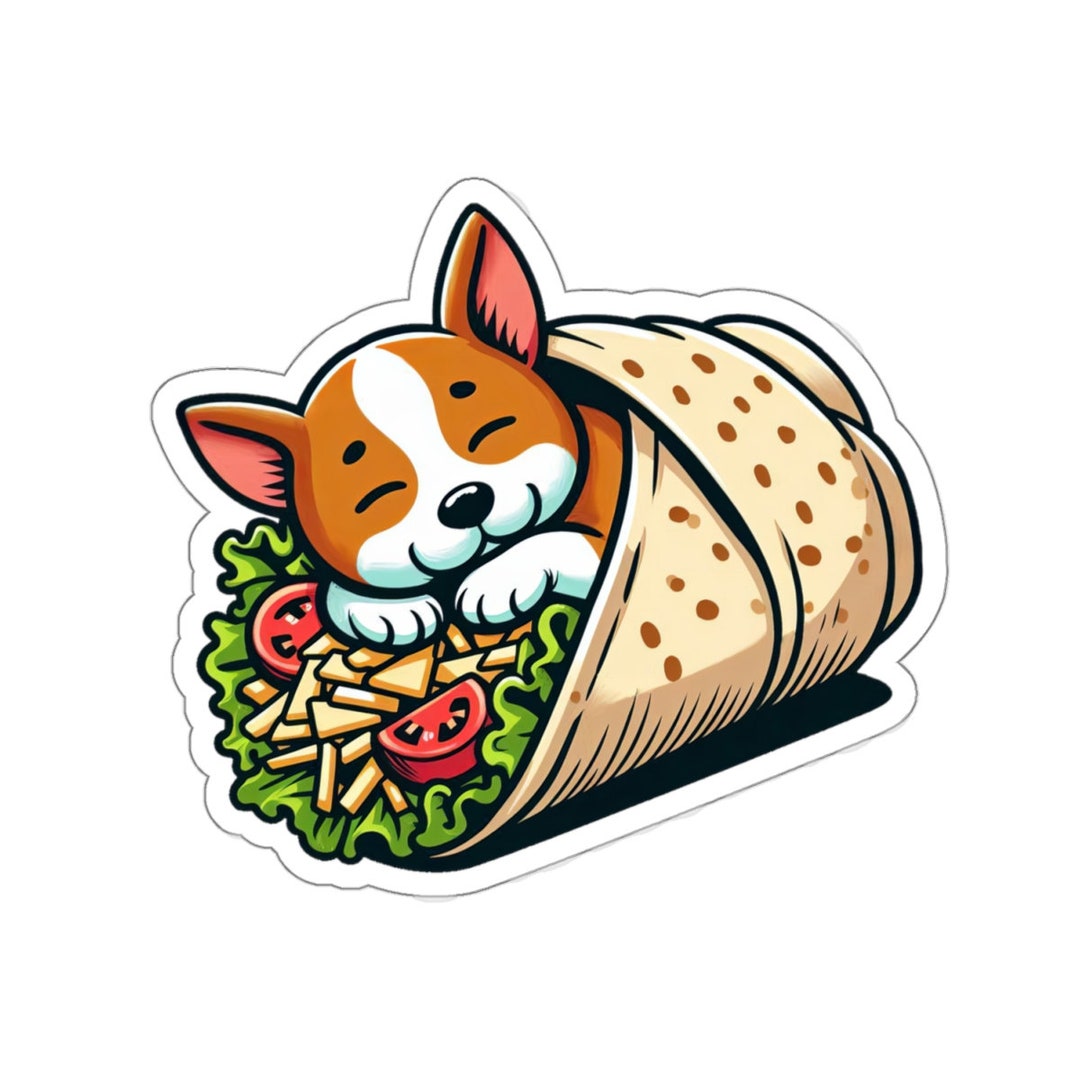 Basenji Burrito Sticker Perfect Basenji Food Gift for Dog Lovers - Etsy