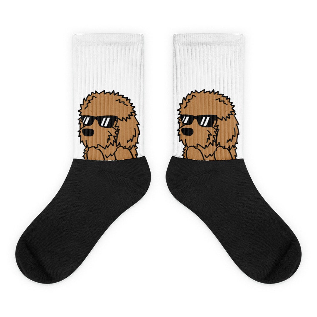 Sunglasses Goldendoodle Socks, Cute Goldendoodle Gift, Funny Golden ...