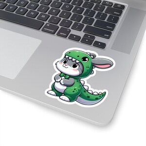 Rabbit T-rex Dinosaur Sticker Perfect Rabbit Tyrannosaurus Gift for Pet ...