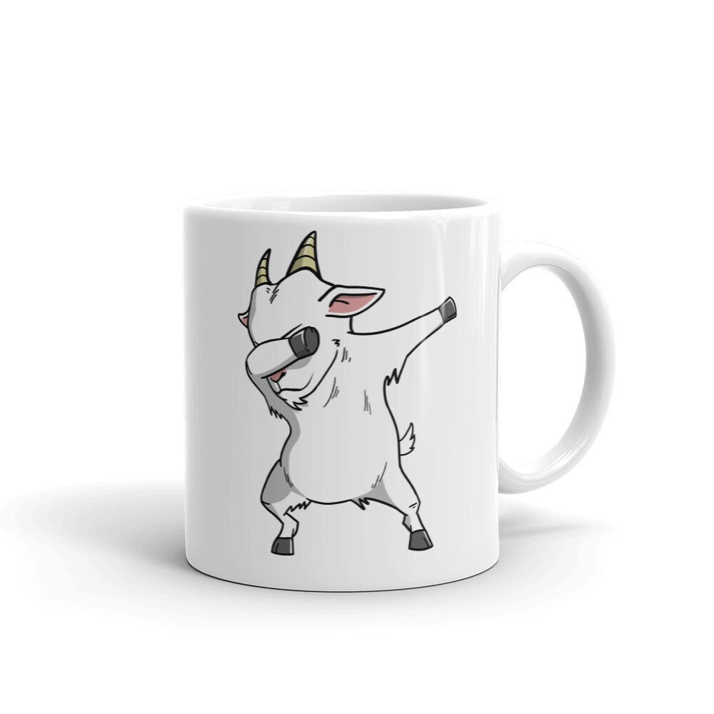 Goat Dabbing Ceramic Coffee Mug Funny Farm Pet Dab Gift | Etsy
