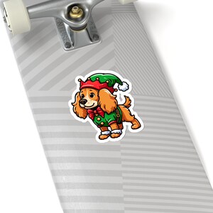 Cocker Spaniel Dog Christmas Elf Sticker Perfect Cocker - Etsy