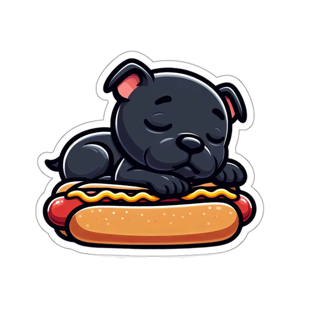 Cane Corso Hot Dog Sticker Perfect Cane Corso Food Gift for Dog Lovers ...