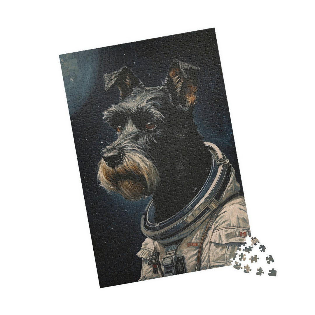 Schnauzer the Astronaut Jigsaw Puzzle Perfect Miniature Schnauzer ...