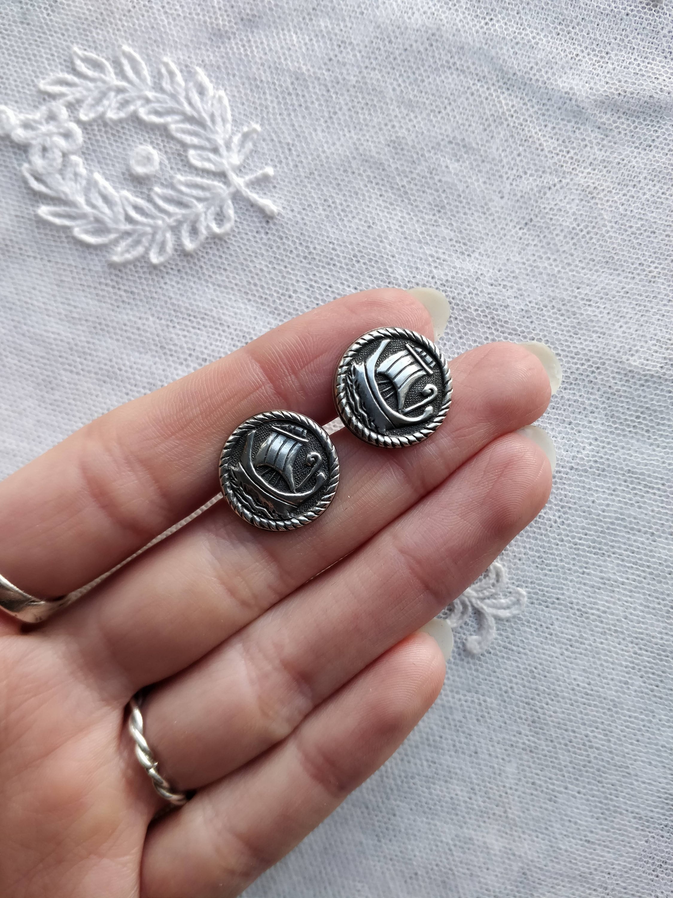 Vintage 1950s 60s Scottish Silver Iona Alexander Ritchie Style Viking ...