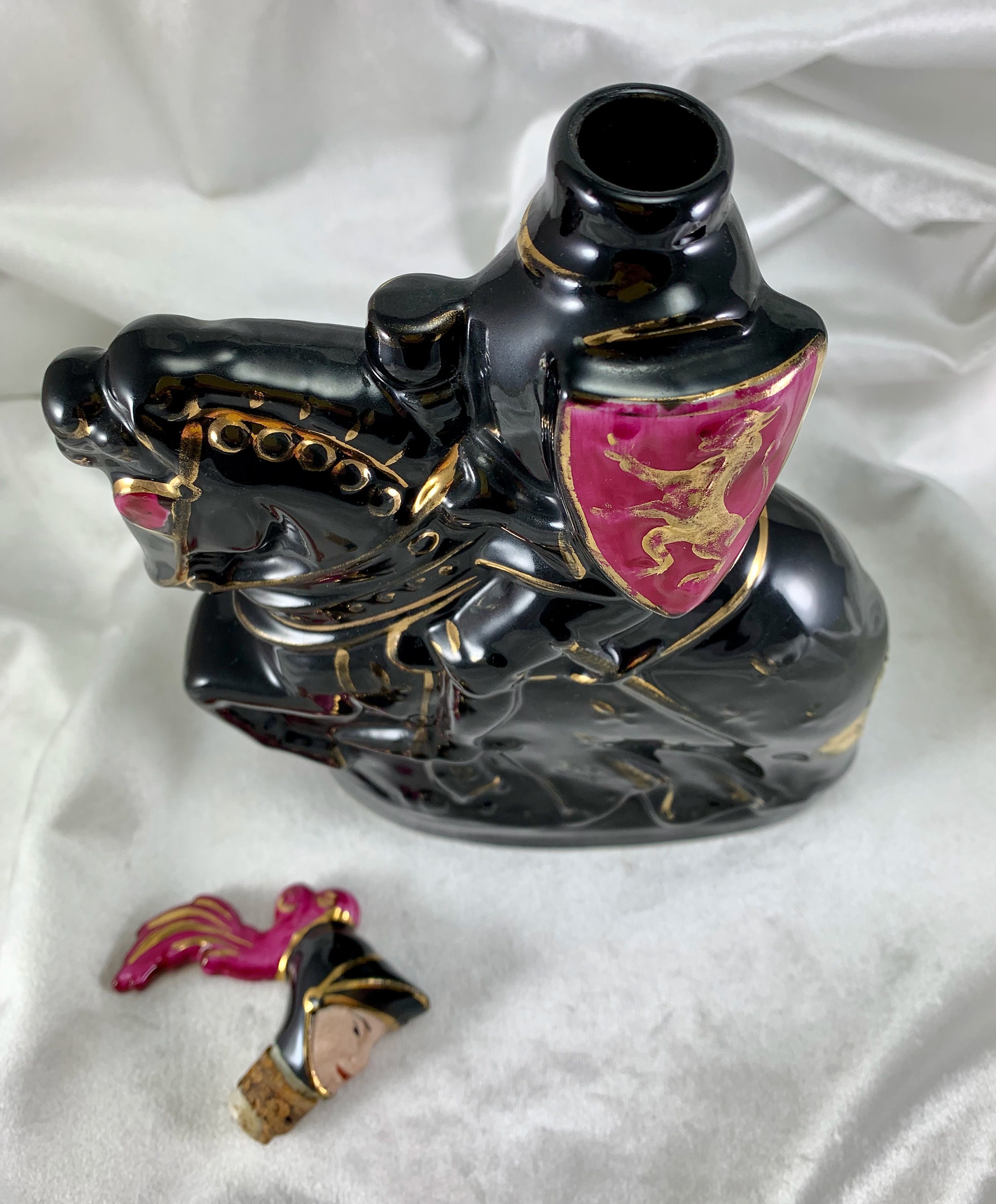 Vintage France Armagnac Knight on Horse Decanter Bottle | Etsy