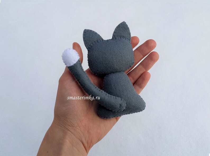 Cat felt pattern PDF ornament Cat pattern PDF tutorial Felt | Etsy Cat felt pattern PDF ornament Cat pattern PDF tutorial Felt | Etsy