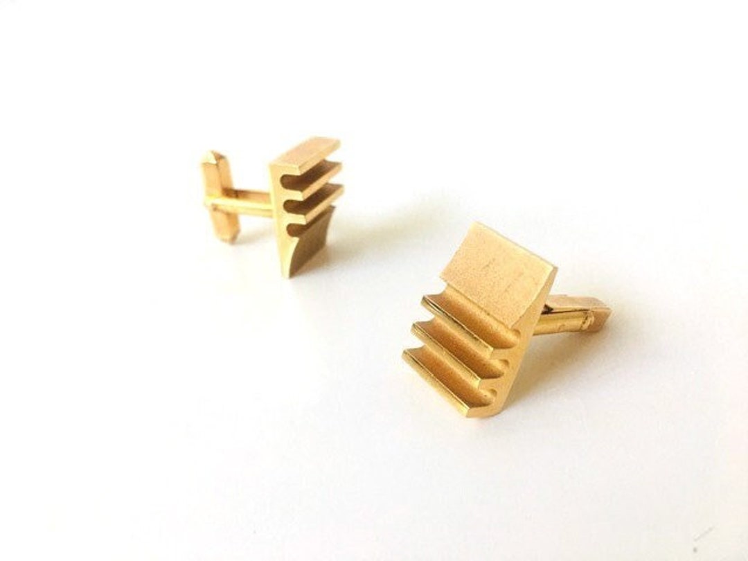 Pierre BALMAIN Vintage 1980 Gold Plated Cufflinks Cufflinks - Etsy