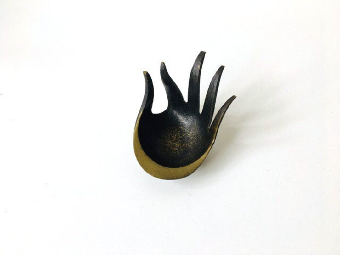 1950 Walter Bosse Herta Baller Ashtray Bronze Hand Ashtray - Etsy