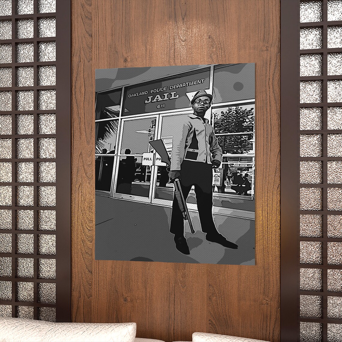 Bobby Hutton Black Empowerment Digital Painting Wall Art - Etsy