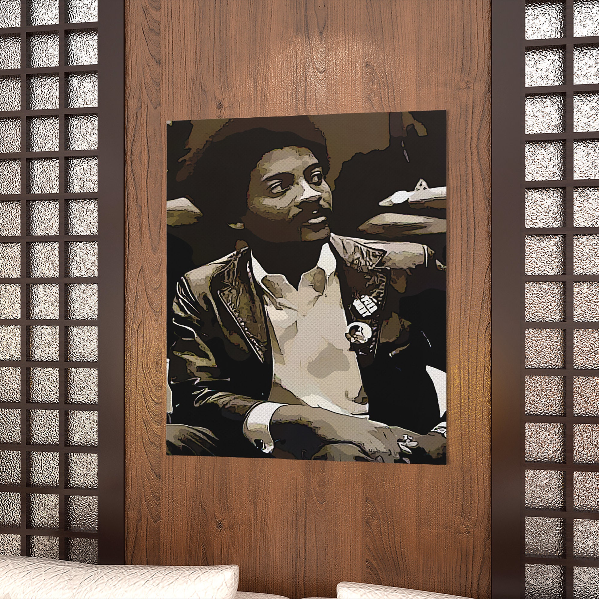 Bunchy Carter - Black Empowerment Digital Painting Wall Art Poster ...