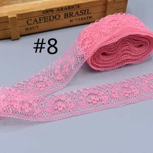 5 Yards Semicircle Lace Polyester Lace Trim, Great for Home Decor ...