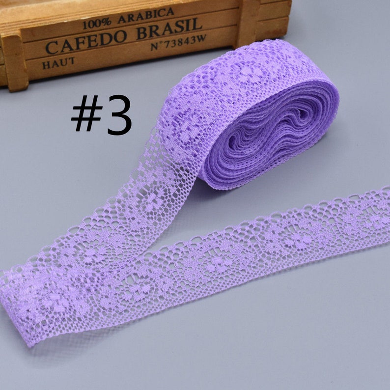 5 Yards Semicircle Lace Polyester Lace Trim, Great for Home Decor ...