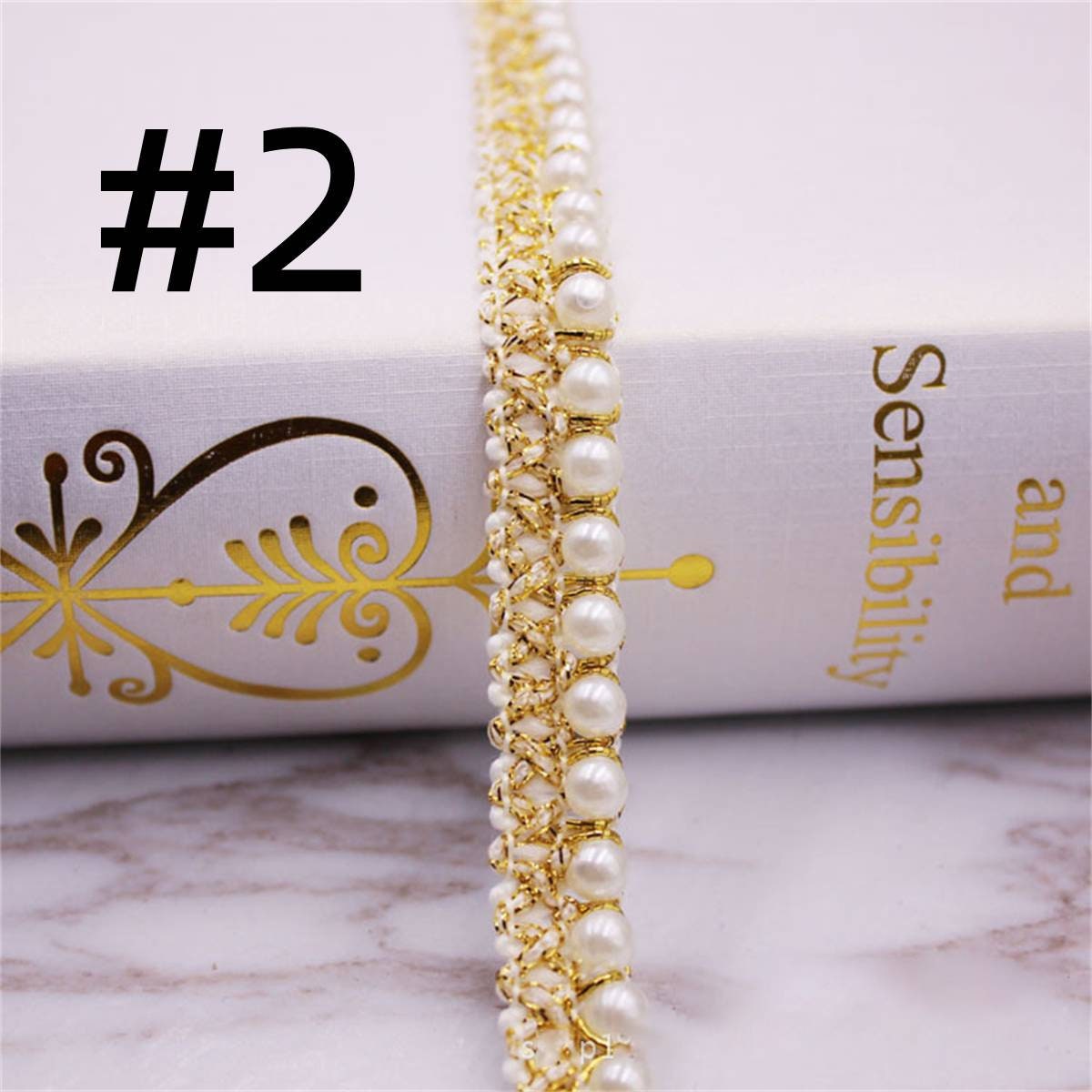 Manual Nail Bead Pearl Trimcrochet Lace With Trim Jewelry - Etsy