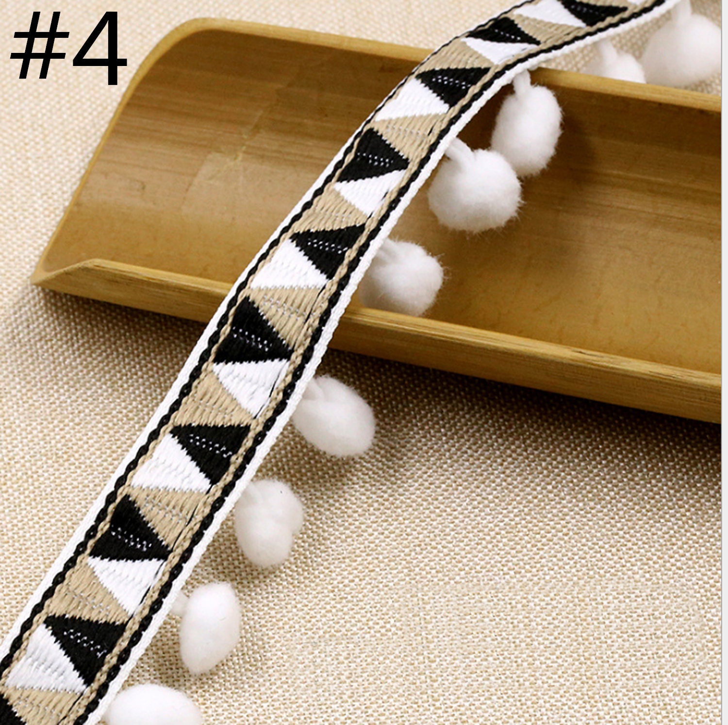 10 Yards Pom Pom Trimfabric Sewing Accessories Pompom Trim - Etsy