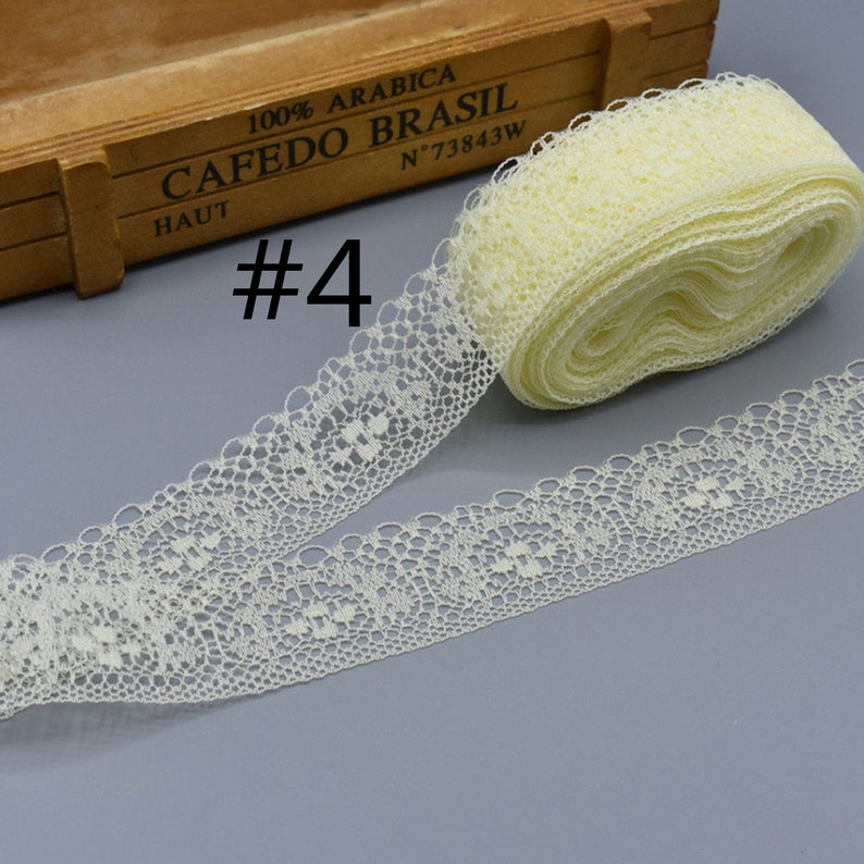 5 Yards Semicircle Lace Polyester Lace Trim, Great for Home Decor ...
