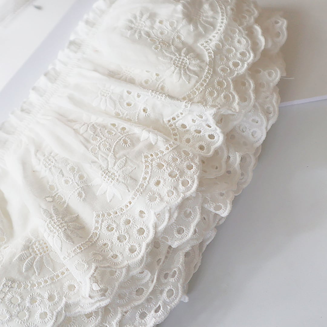 5.3" Wide Cotton Lace, Retro Style, Lace Trim, DIY Craft Supplies ...