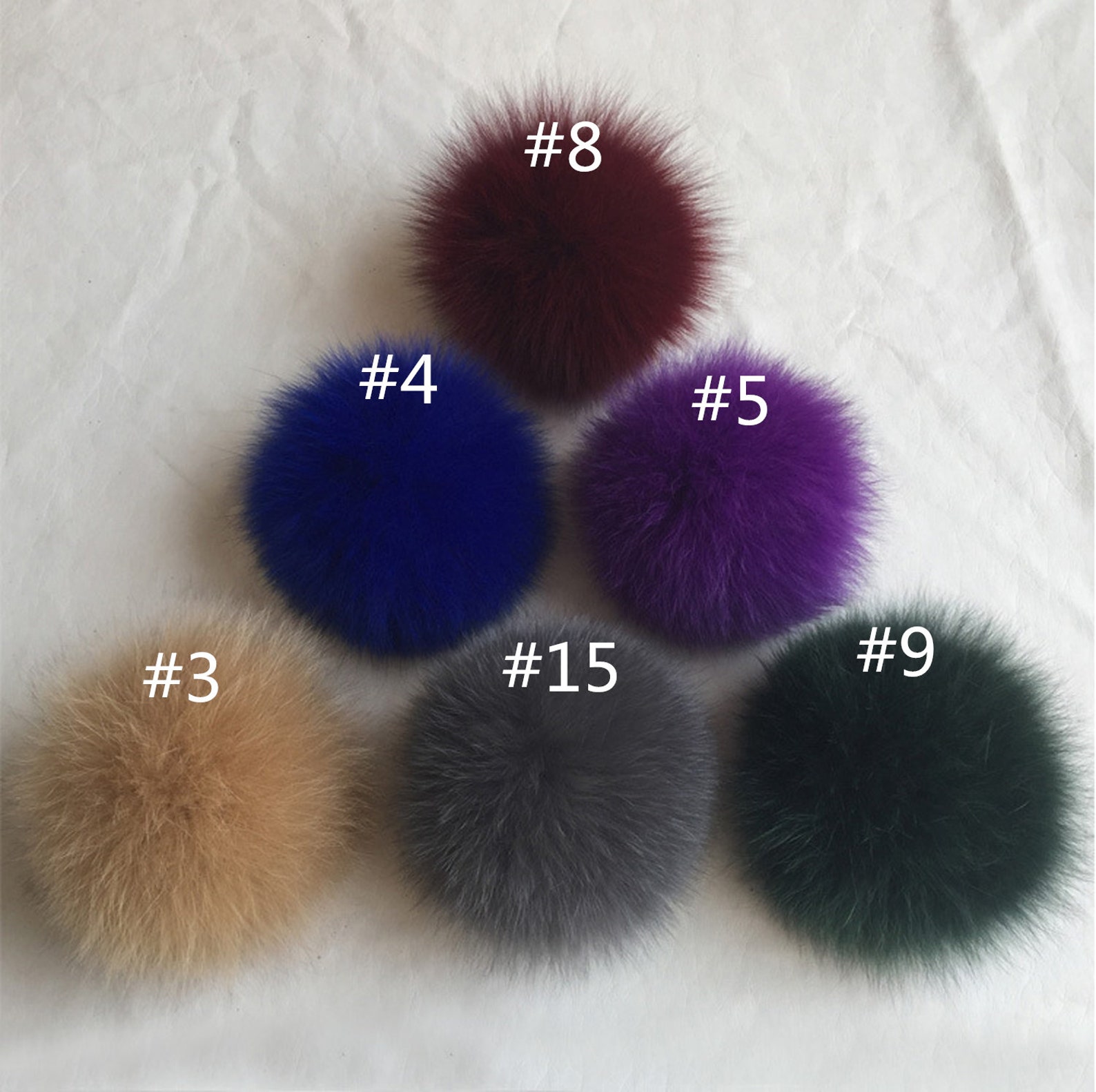 Real Fox Fur Pom Pom Genuine Fur Pom Pom Fur Large Pom Pom Fox | Etsy
