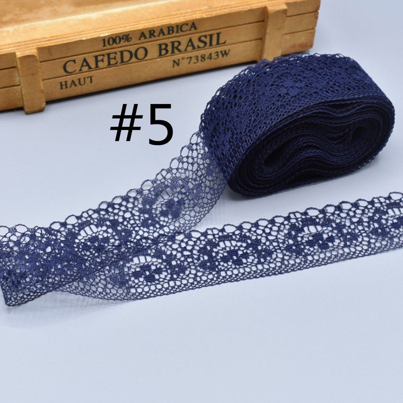 5 Yards Semicircle Lace Polyester Lace Trim, Great for Home Decor ...