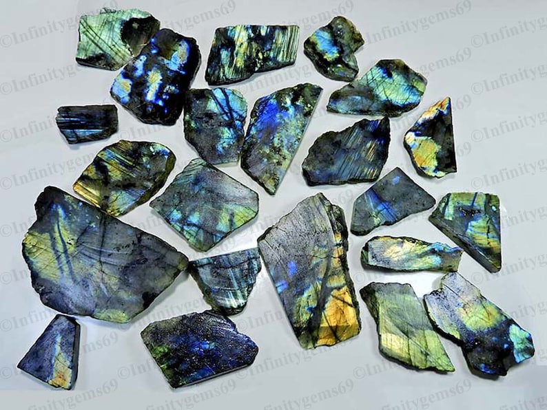 Labradorite Raw Stone Wholesale Raw Labradorite Crystal - Etsy