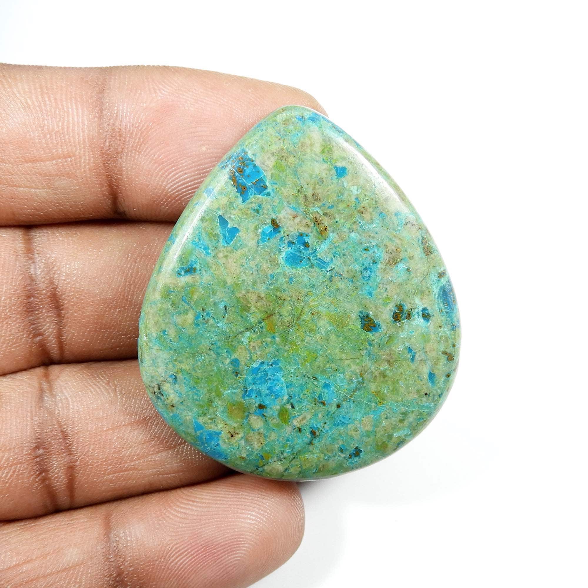 Craft Supplies & Tools Materials MI28-36 Chrysocolla 100% Natural ...