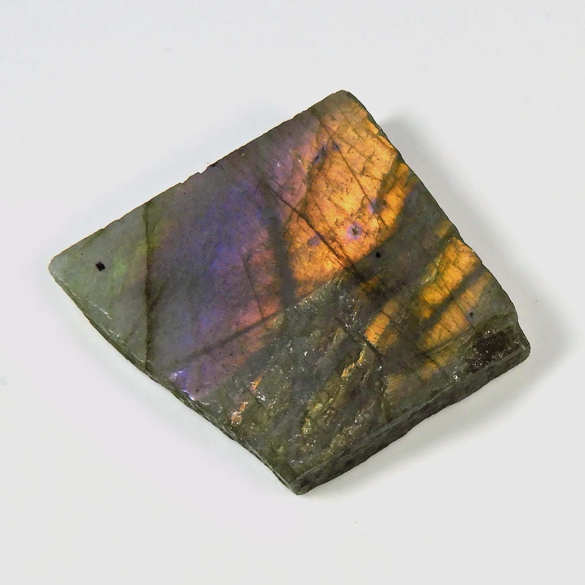 RARE Natural Labradorite Crystal Labradorite Slice Slab Lab | Etsy