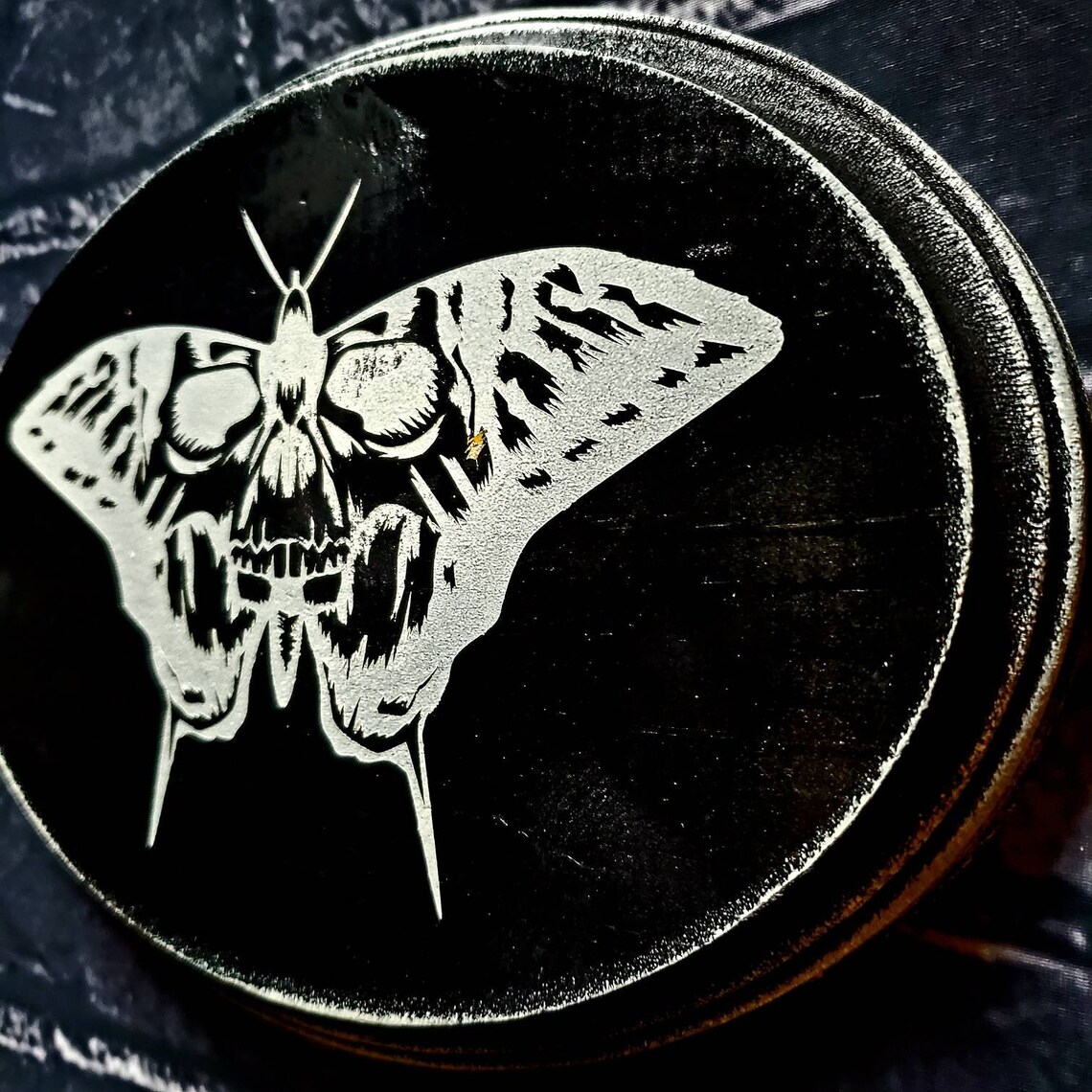 Death's Head Moth Gothic Wall Decor Horror Decor | Etsy