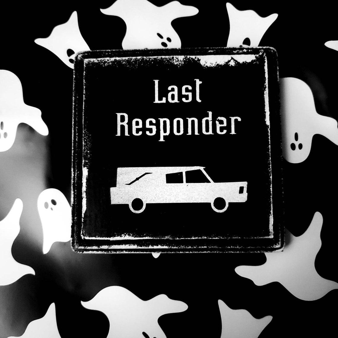 Last Responder Dark Humor Funny Wall Hanging Gothic Home - Etsy